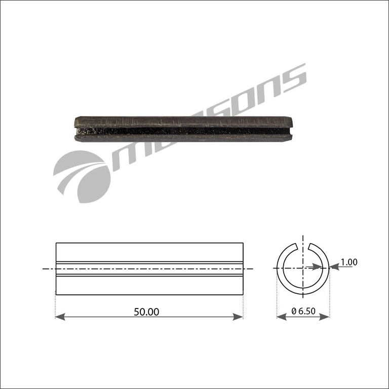 Штифт RENAULT крепления пальца тормозной колодки (6x50) MANSONS