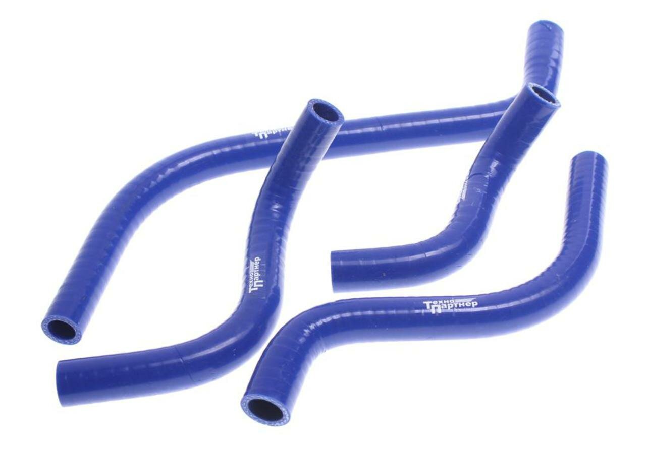 Патрубок ВАЗ-2108 отопителя комплект 4шт. силикон Profi CS-20