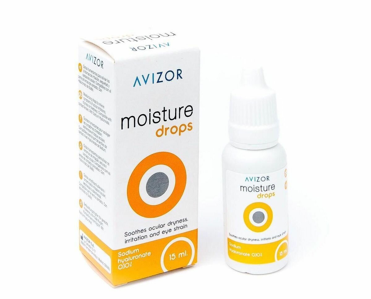 Капли для глаз Avizor Moisture Drops (Авизор Мойсчур Дропс), 15 мл