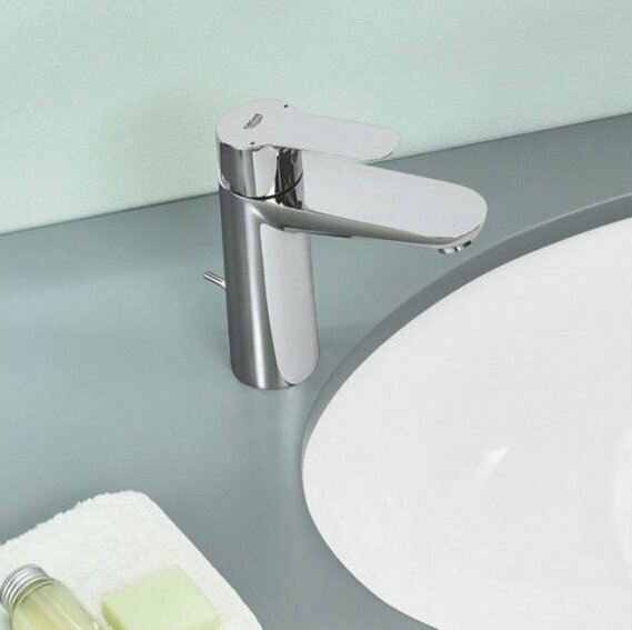 Смеситель Grohe BauEdge 23758000 для раковины с донным клапаном