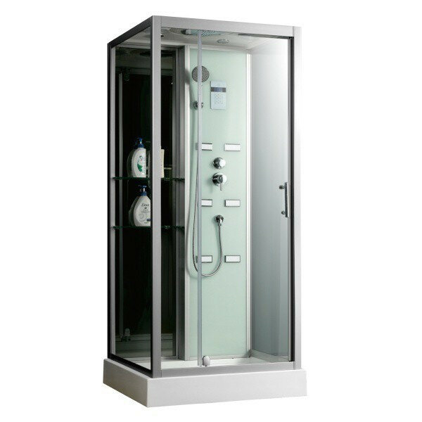 Душевая кабина Frank F-502 100x85 см пристенная, без турецкой бани, 2015338