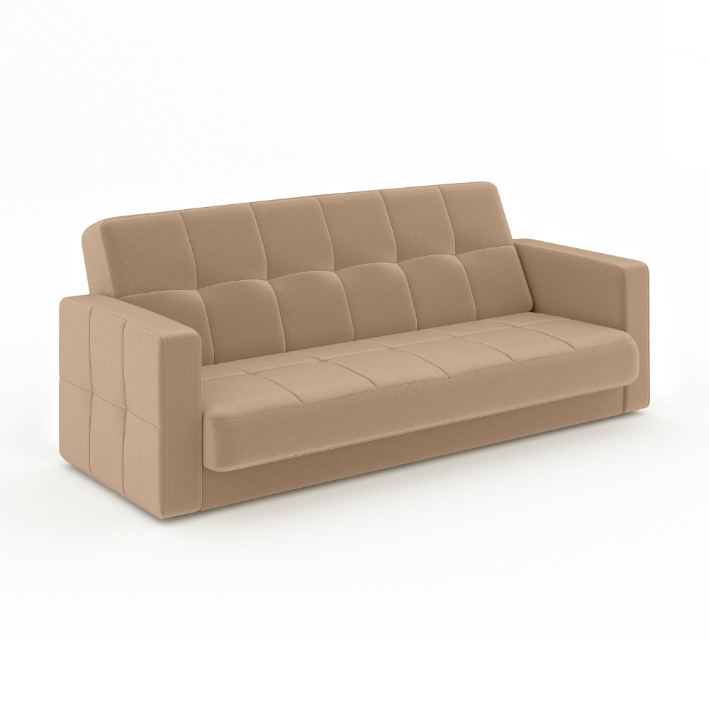 Диван-кровать Адель механизм Книжка фокус- мебельная фабрика 220х95х90 см песочно-бежевый