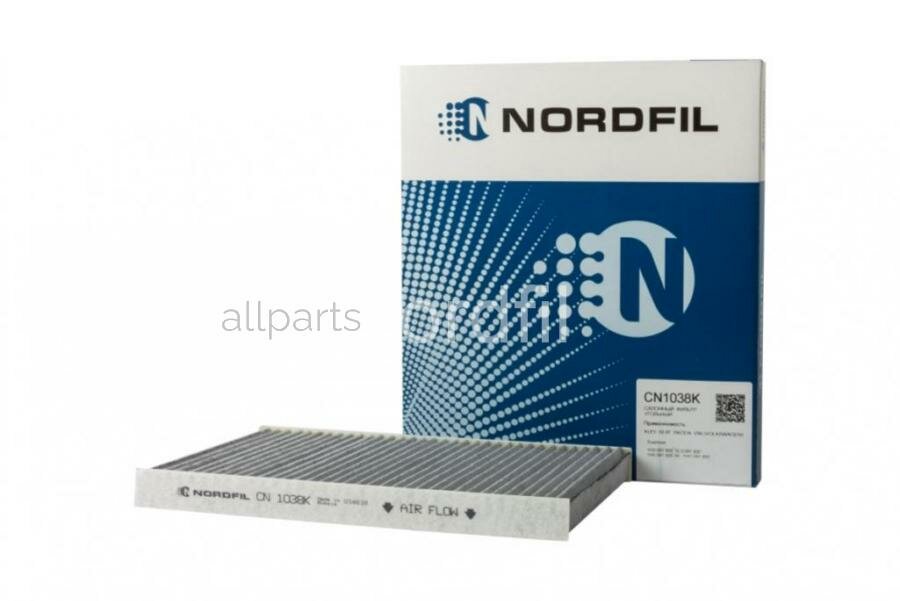 NORDFIL CN1038K Фильтр салона угольный Audi A3 TT Seat Cordoba I II Ibiza II III Leon I Toledo II Skoda Octa