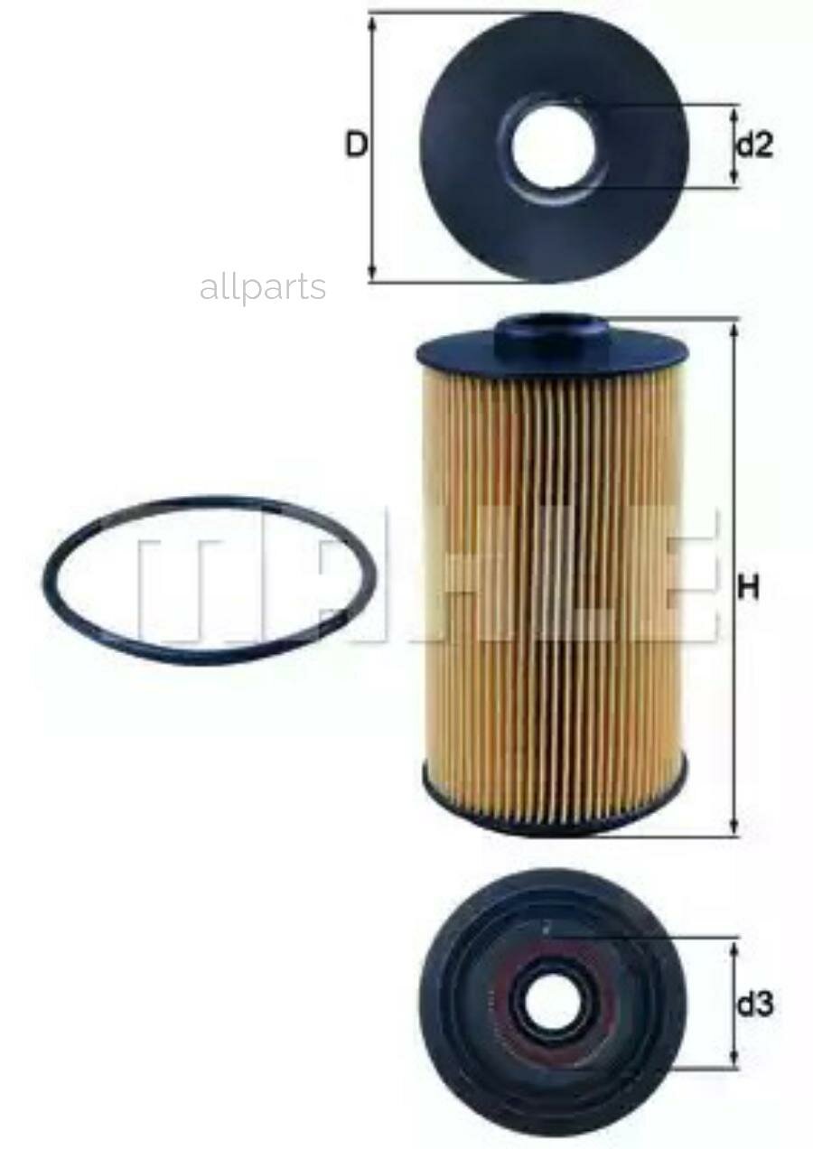 MAHLE OX152/1D Фильтр масляный BMW: 5-serie (E34) 530i/540i 92-95, 5-serie (E39) 535i/540i/M5 96-03, 7-serie (E38) 730i/iL/735i/iL/740i/iL/750i/iL 94-01, X5 (E53) 4.4i/4.6is 00-03