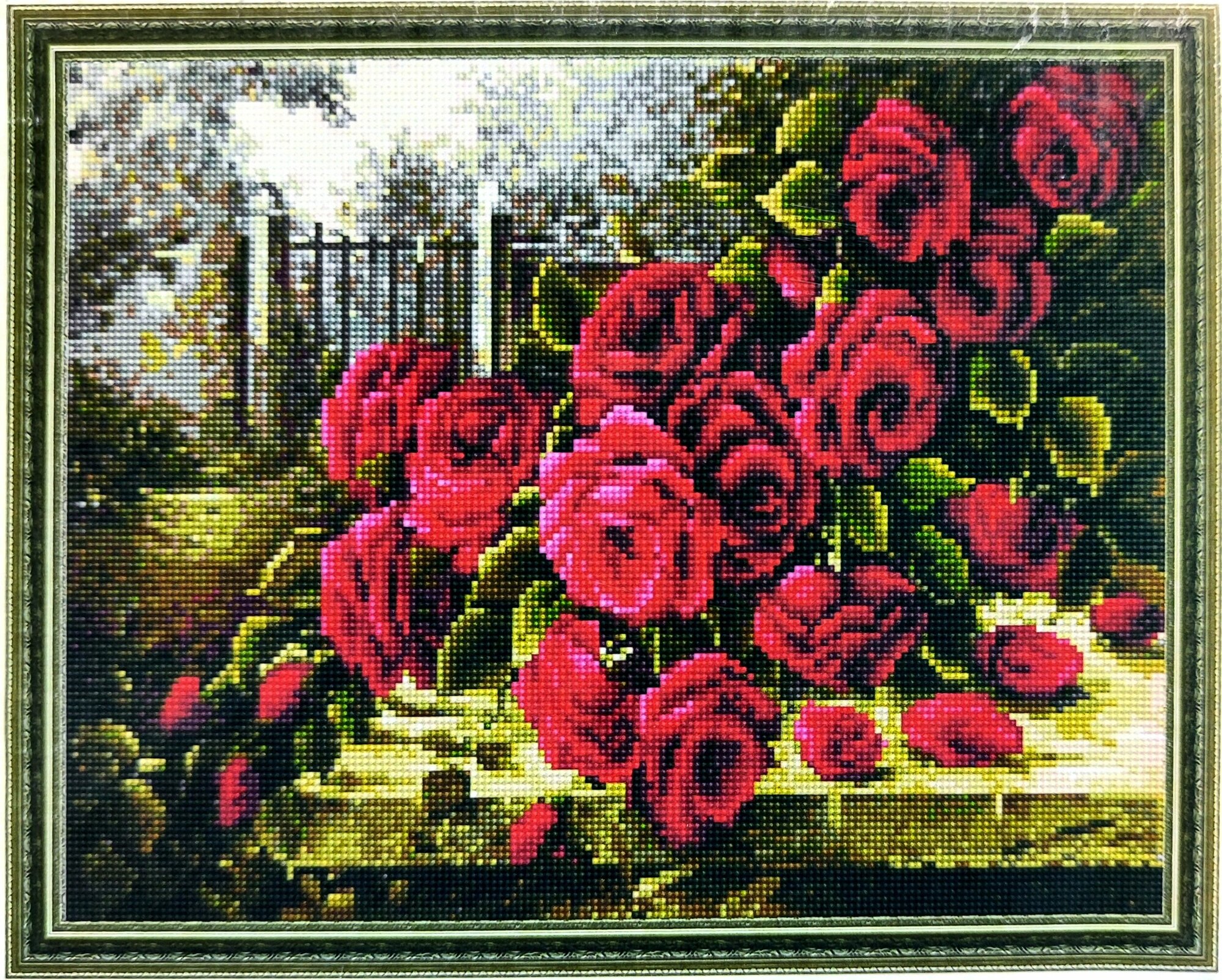 Алмазная мозаика Paintboy, 40х50 см, полная выкладка, круглые стразы