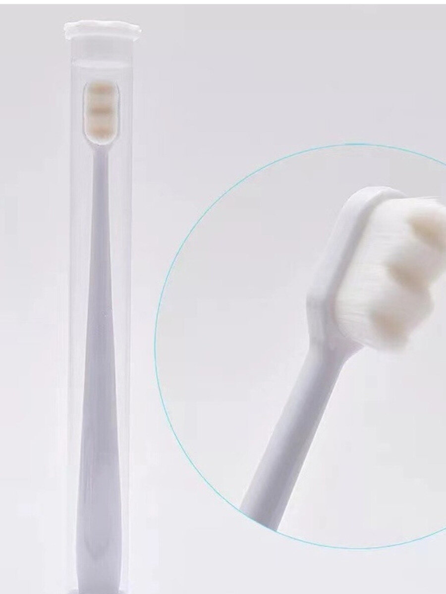 Щетка зубная с ультратонким ворсом, для чувствительных зубов, десен, брекетов