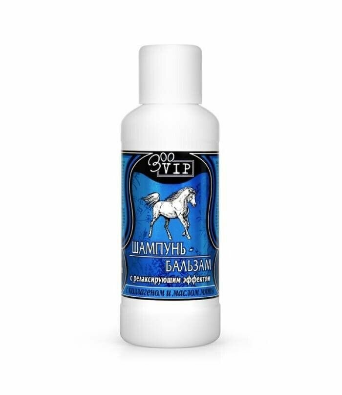 Шампунь-бальзам с релакс. эффектом д/лош, 0,5 л (с колагеном и мятой)