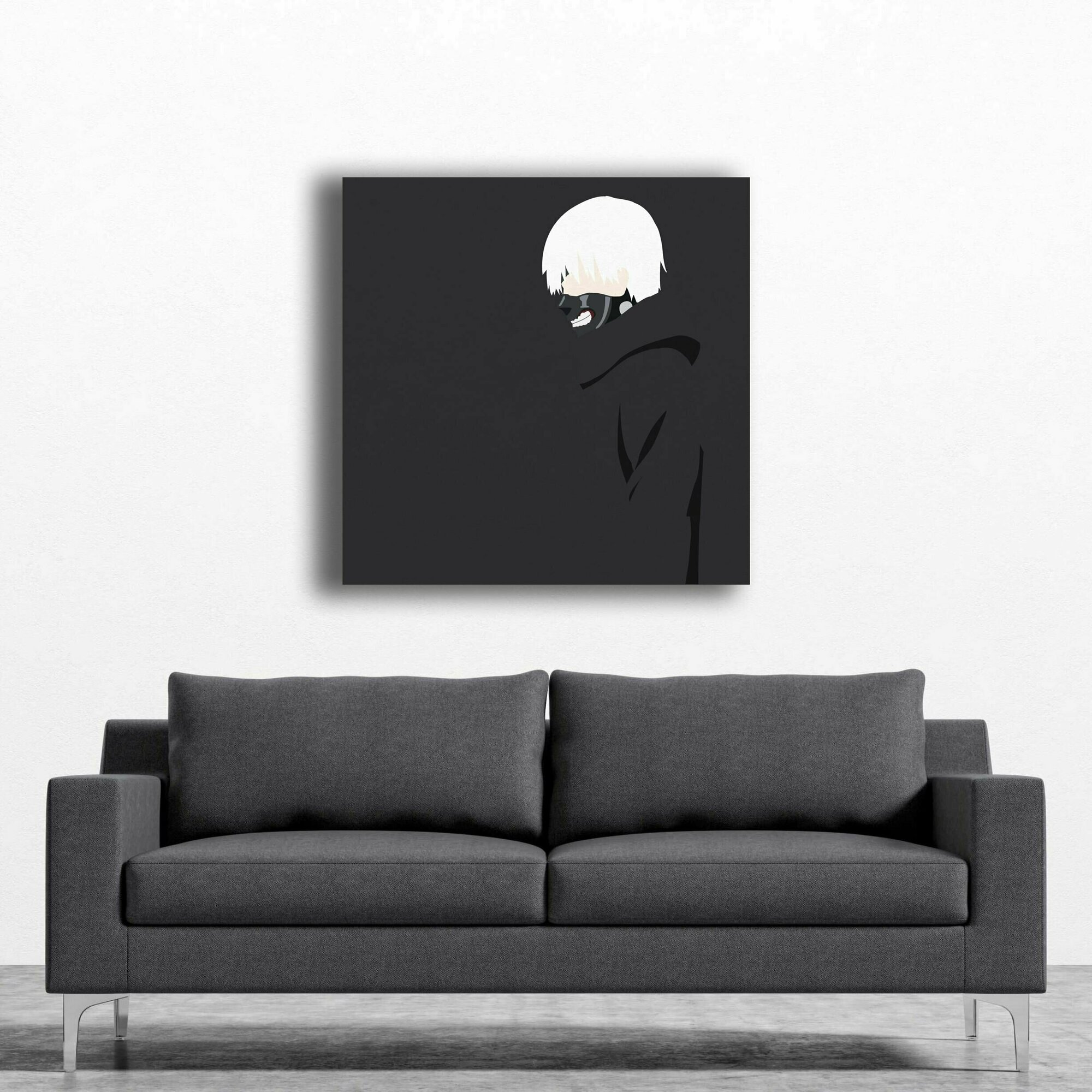 Интерьерная картина на холсте / dead inside / zxc 60*60