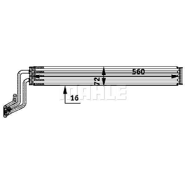 MAHLE ORIGINAL CLC48000P (CLC48000P) масляный радиатор