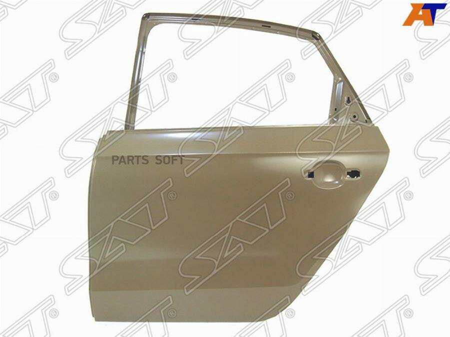 Дверь задняя Volkswagen Polo 09-20 (Слева/ 4D SED) Sat арт. ST-VWP6-041-2