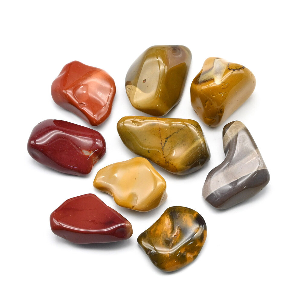 Яшма мукаит галтовка фракция 20-35мм, упаковка 100г (L) .