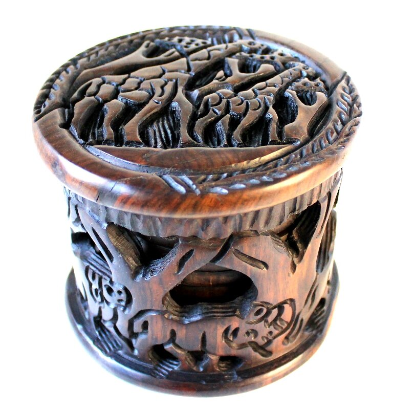 Африканские подстаканники,(подставки под горячее-холодное) Ироко.