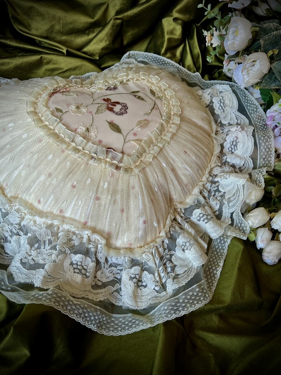 Декоративная подушка Ajourele "Сердце", 50x50 см, съёмный чехол — фото 1