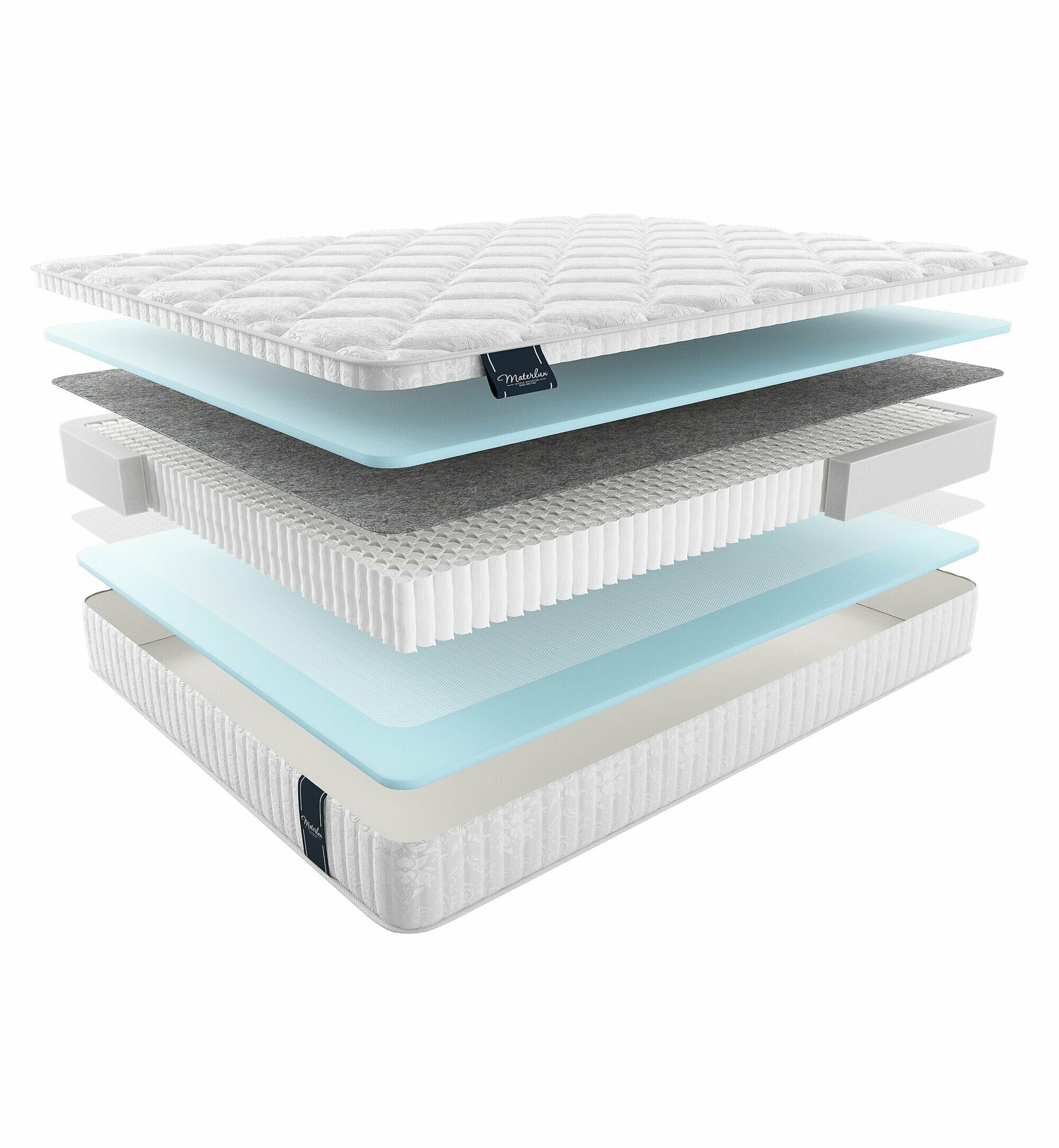 Матрас Materlux Penola Multi 165х190 серии Light высота 18 см анатомический средней жесткости мягкий Независимые