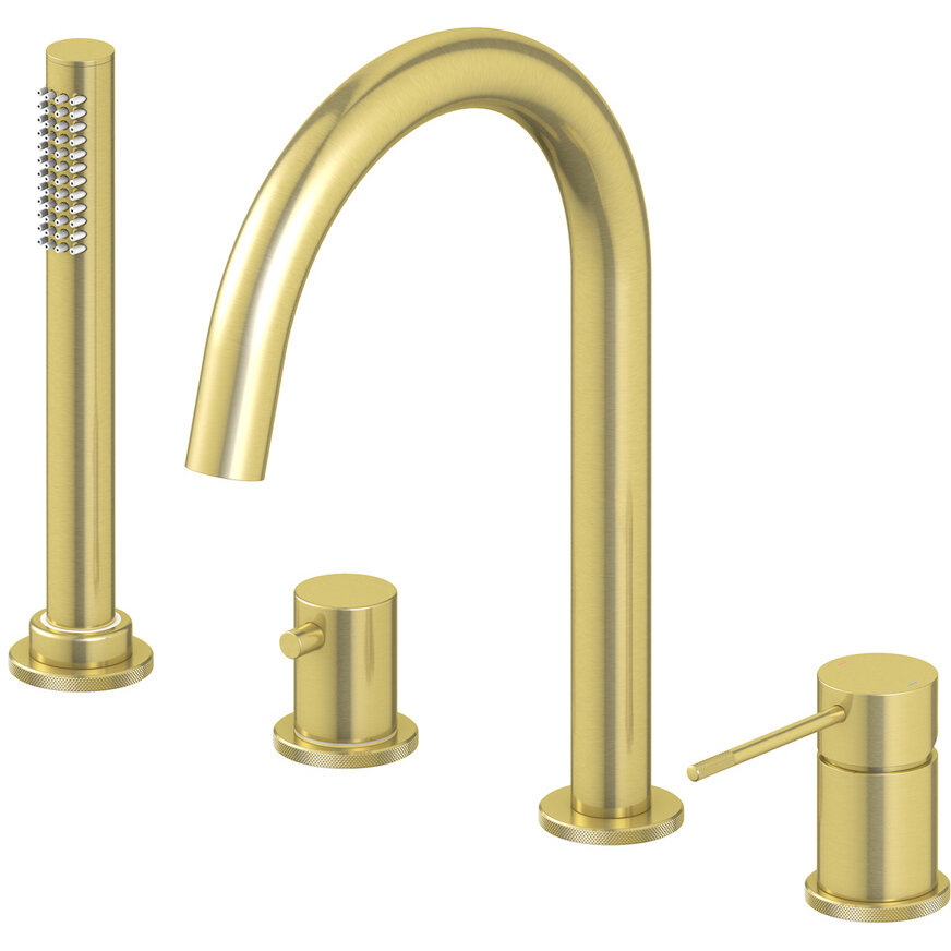 Смеситель на борт ванны Timo (Тимо) Saona золото матовое (2320/17Y)