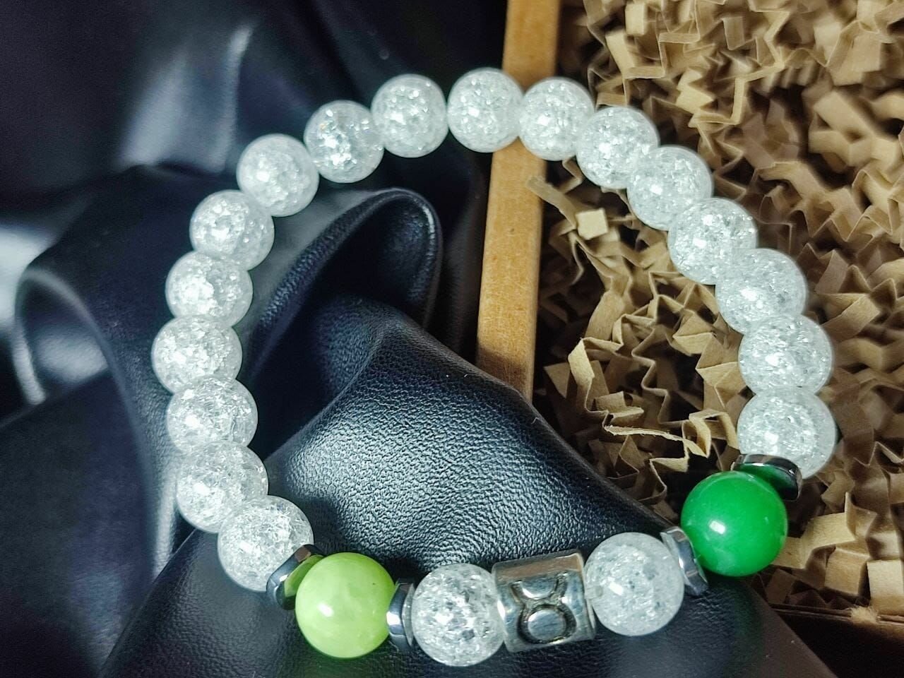 Браслет HRUSTALEK, оникс, агат