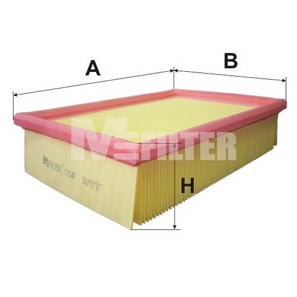 MFILTER K 7047 (0834762 / 834762 / 95021102) фильтр воздушный\ Opel (Опель) mokKa (Ка) 13