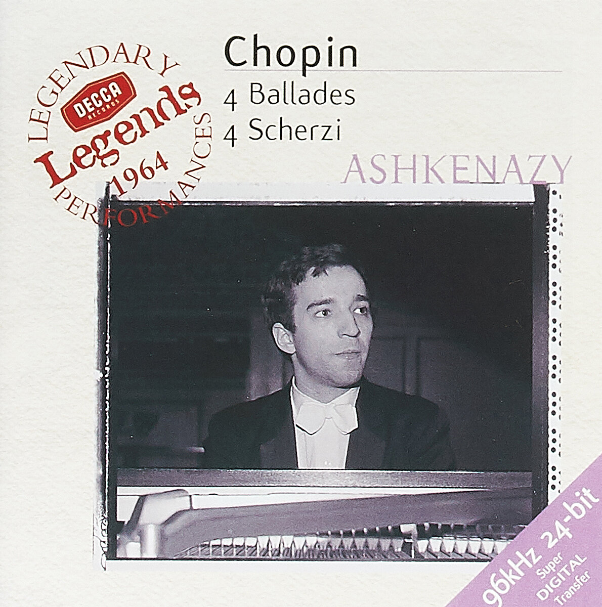 Chopin: 4 Ballades; 4 Scherzi. Vladimir Ashkenazy (1 CD)