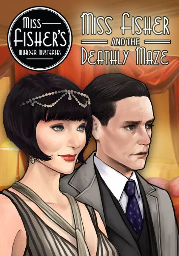 Игра Miss Fisher and the Deathly Maze ключ активации Mac, PC STEAM Tin Man Games Indie