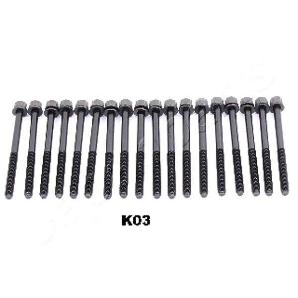 JAPANPARTS BL-K03 (223214A000) комплект болтов гбц h-1 / starex, h-1 cargo (tq), h-1 furgonato, h-1 travel (tq), k2500 (sd), Sorento