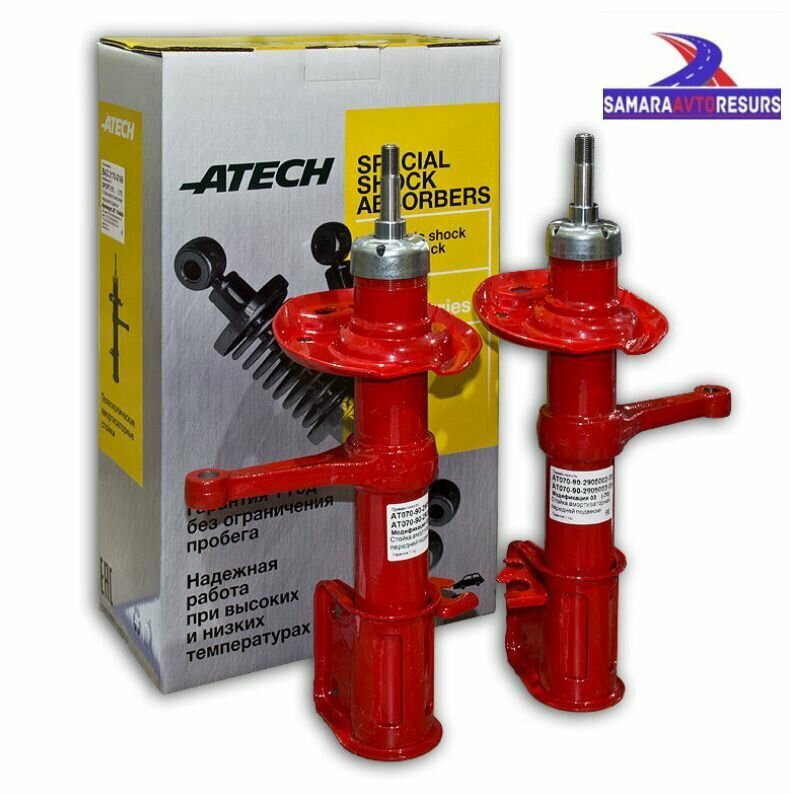 Амортизатор передней подвески "ATECH" SPORT-OIL 2170-2190 (-70) 2 шт. масляные (к-т)