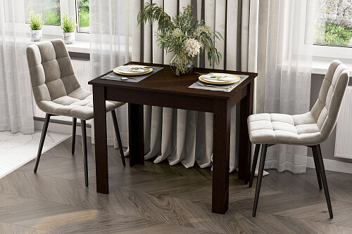 Стол обеденный со 1, дуб венге