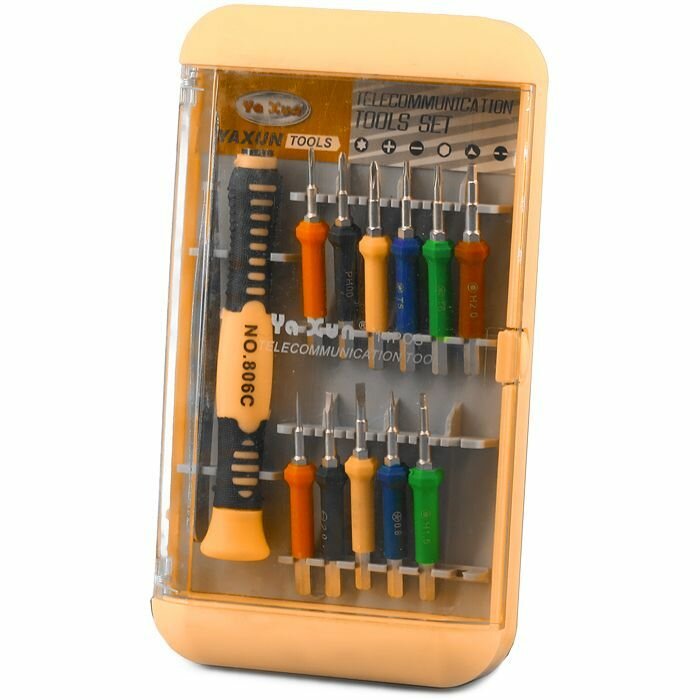 Набор отверток для ремонта электроники Ya Xun YX-806-14C