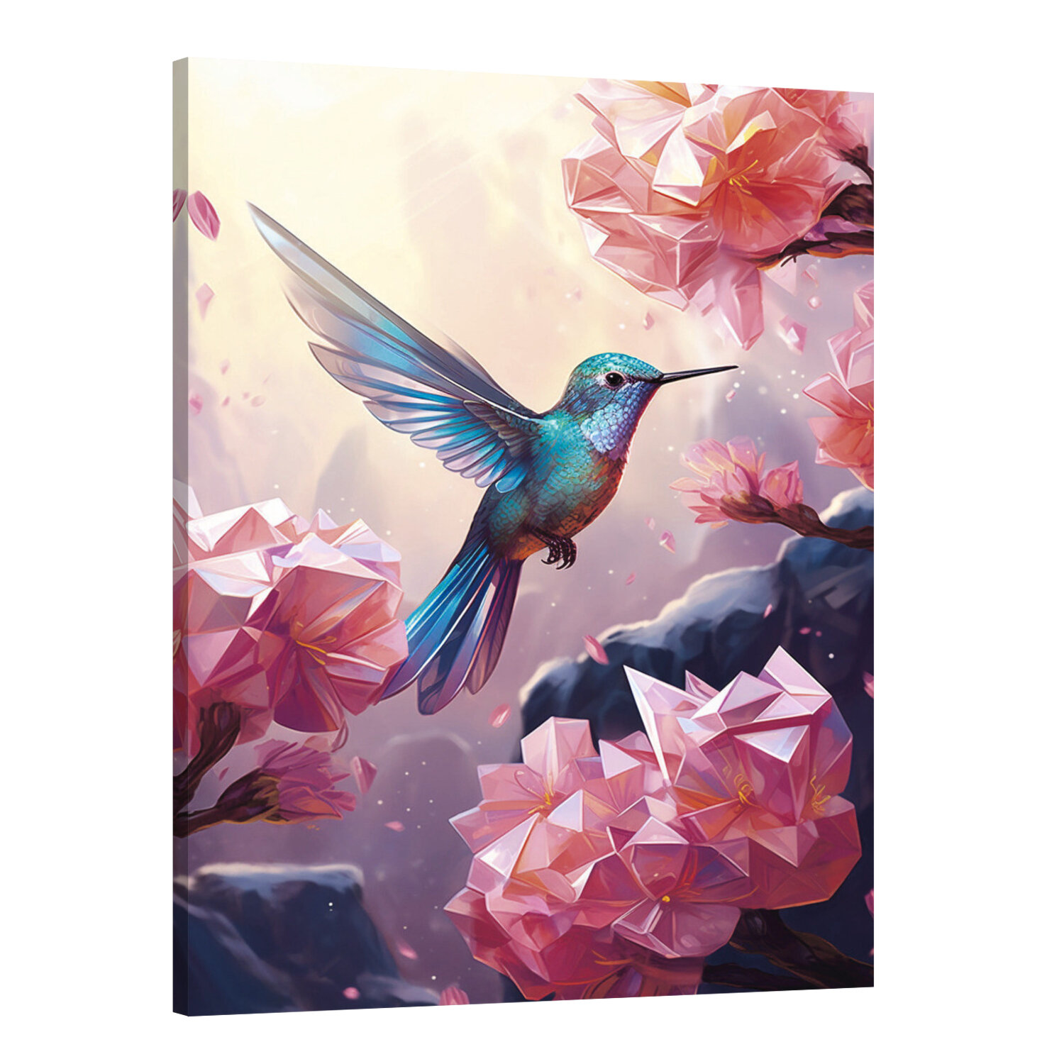 Интерьерная картина 50х70 "Колибри"
