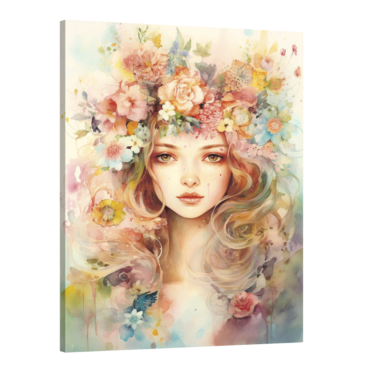 Интерьерная картина 50х70 "Цветочная дива"