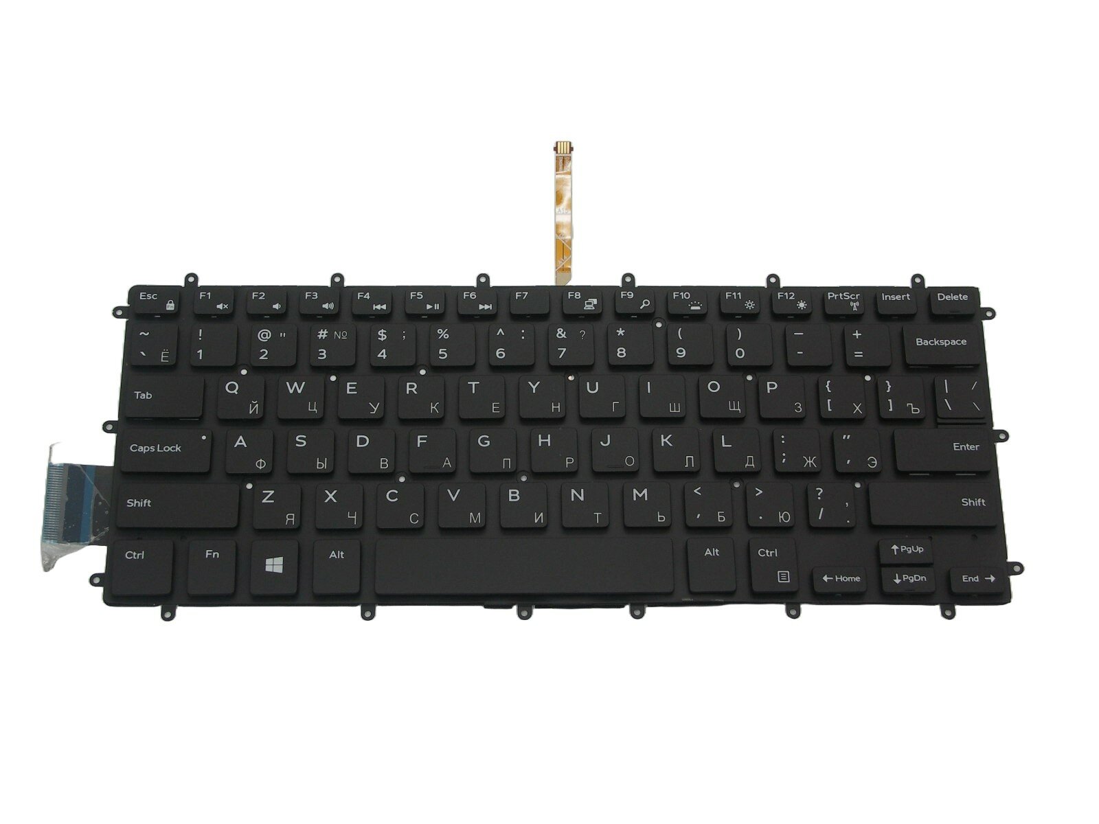 Клавиатура для ноутбука Dell Inspiron 13-5368, 13-5568, 13-7466, 13-7579, 13-7569 черная, с подсветкой, KBD-DE-36