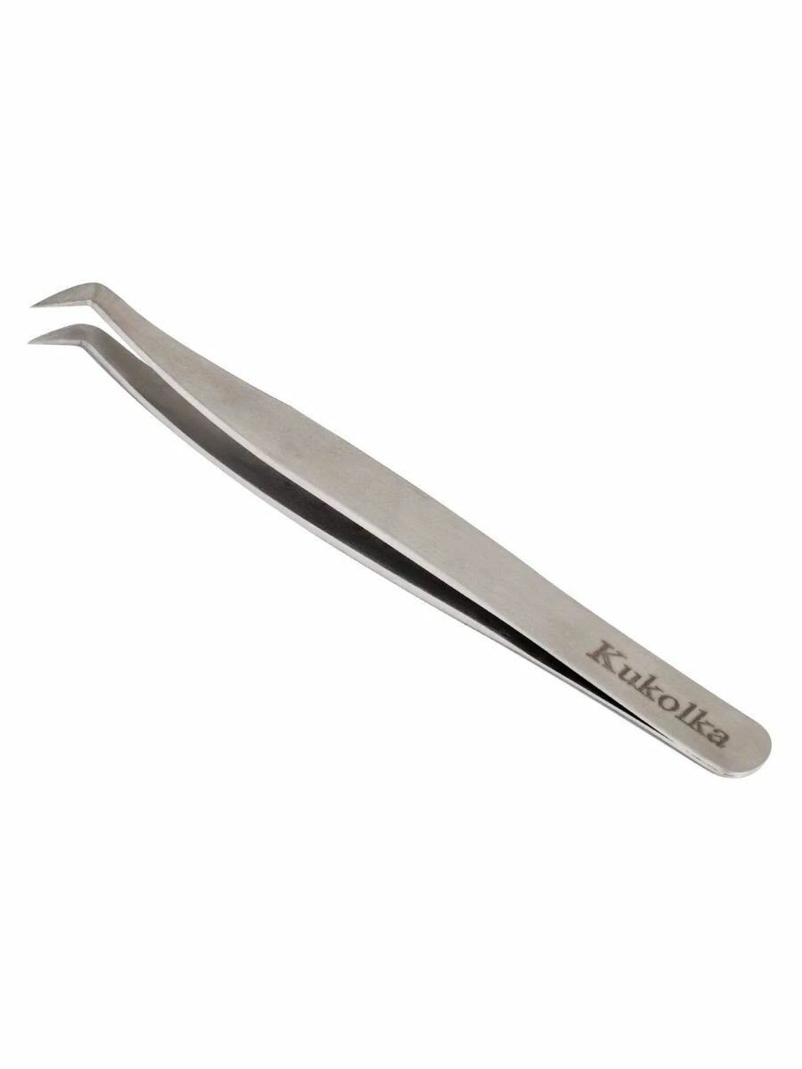 Пинцет для наращивания ресниц, для объемов, форма сапожок