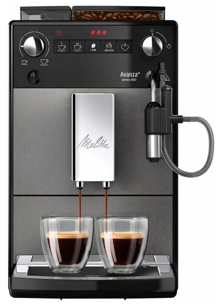 Кофемашина Melitta Caffeo Avanza, титановый 270-100