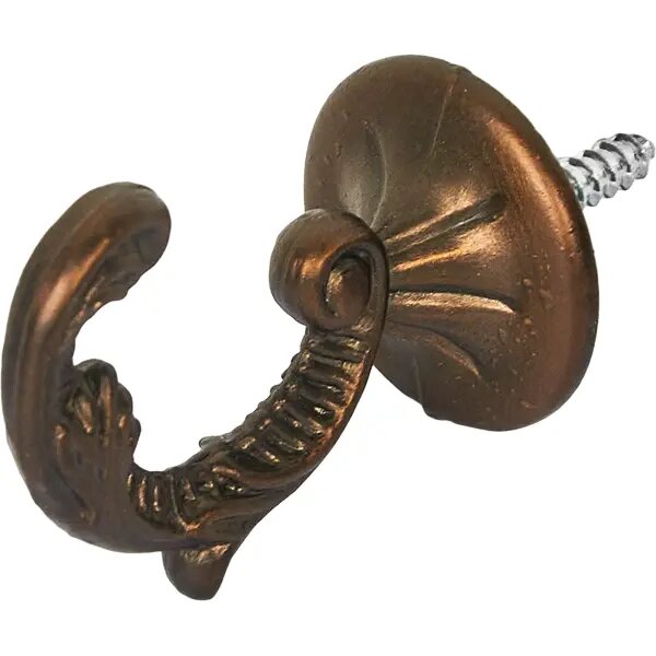 Держатель для штор Inspire 6.1 см металл античная медь цвет оранжевый 2 шт