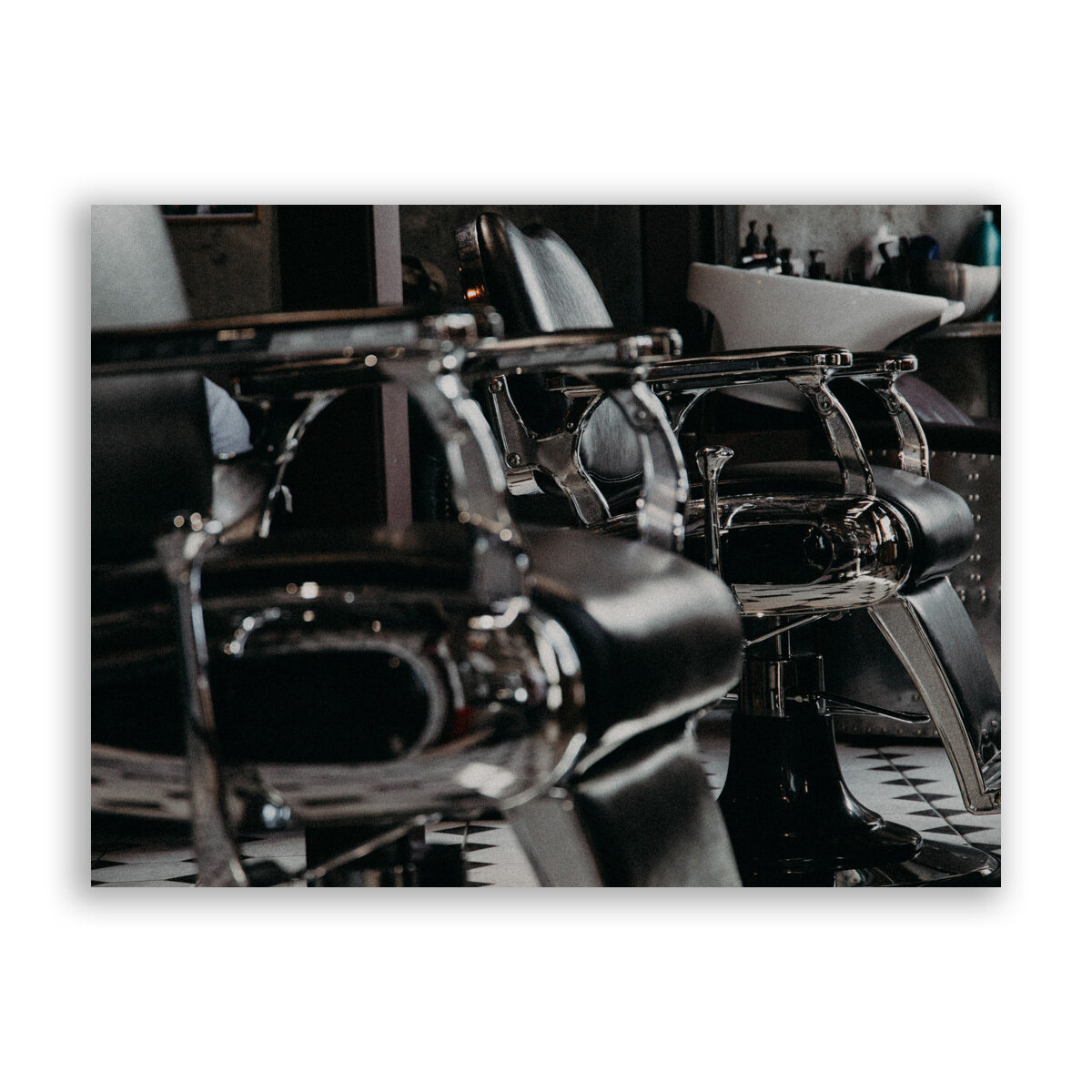 Постер, плакат на бумаге / Для Барбершопа / Размер 60 x 80 см