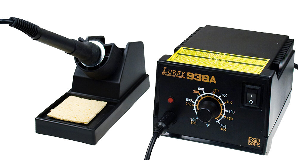 LUKEY 936A, Паяльник с регулировкой температуры