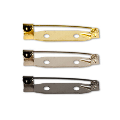 Заготовки для броши "Zlatka" DC-311/5 3 см 5 шт №02 под никель