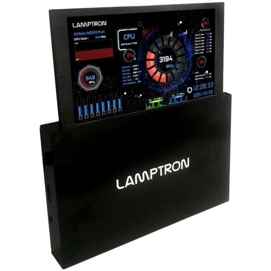 USB-дисплей Lamptron HM070 LIFT-PC Hardware Monitor-7"(RISE AND DOWN IN PC CASE) LAMP-HM070L