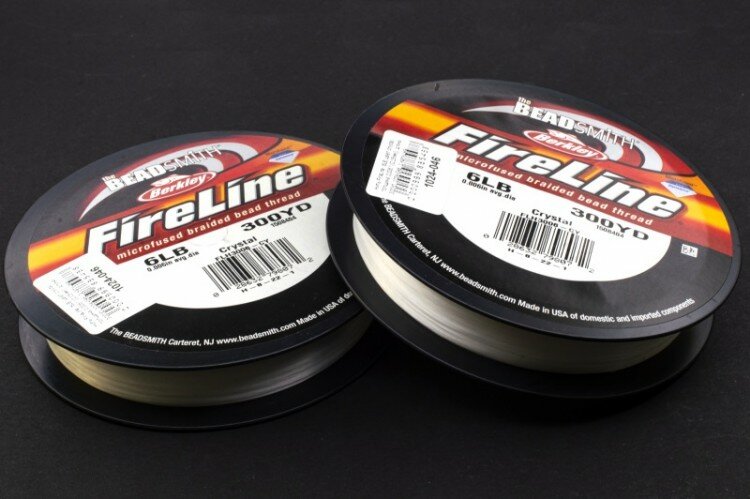 Нить FireLine 6LB, цвет crystal, толщина 0,006" (0,15мм), длина 300YD, 1024-046, 1 катушка