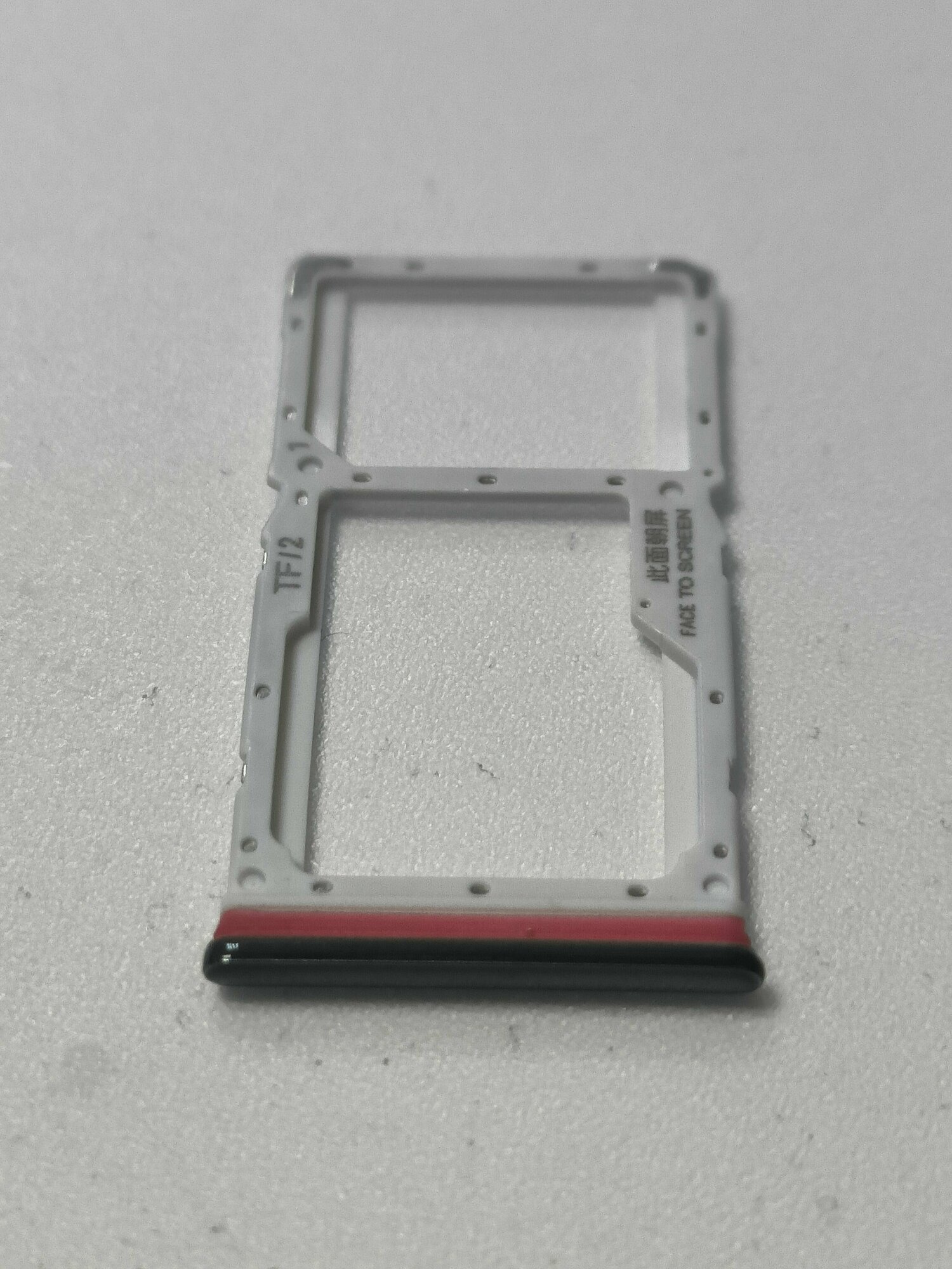 Сим лоток для xiaomi redmi note 8 pro черный