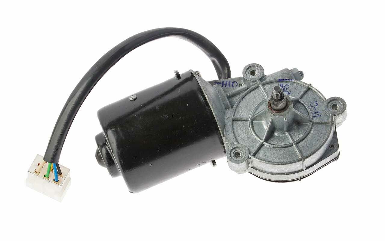 Мотор-редуктор стеклоочистителя ВАЗ-2108, ГАЗ-2410, УАЗ-3160 вал 12мм без фильтра радиопомех, 172.3730000, КЗАЭ