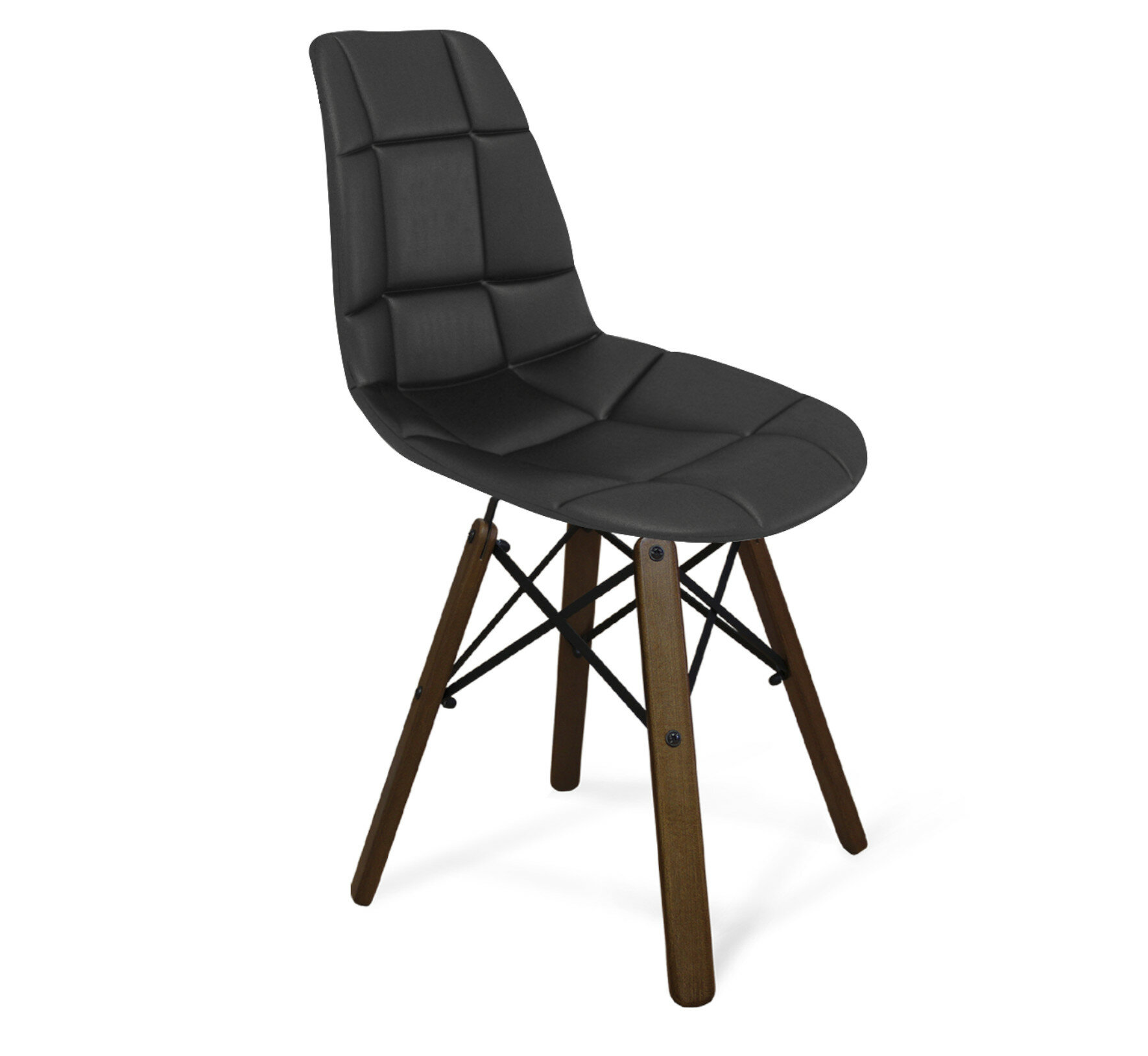 Стул Sheffilton SHT-ST29-C/S70 черный/темный орех/черный Размеры: Высота 840мм Глубина 490мм Ширина 470мм