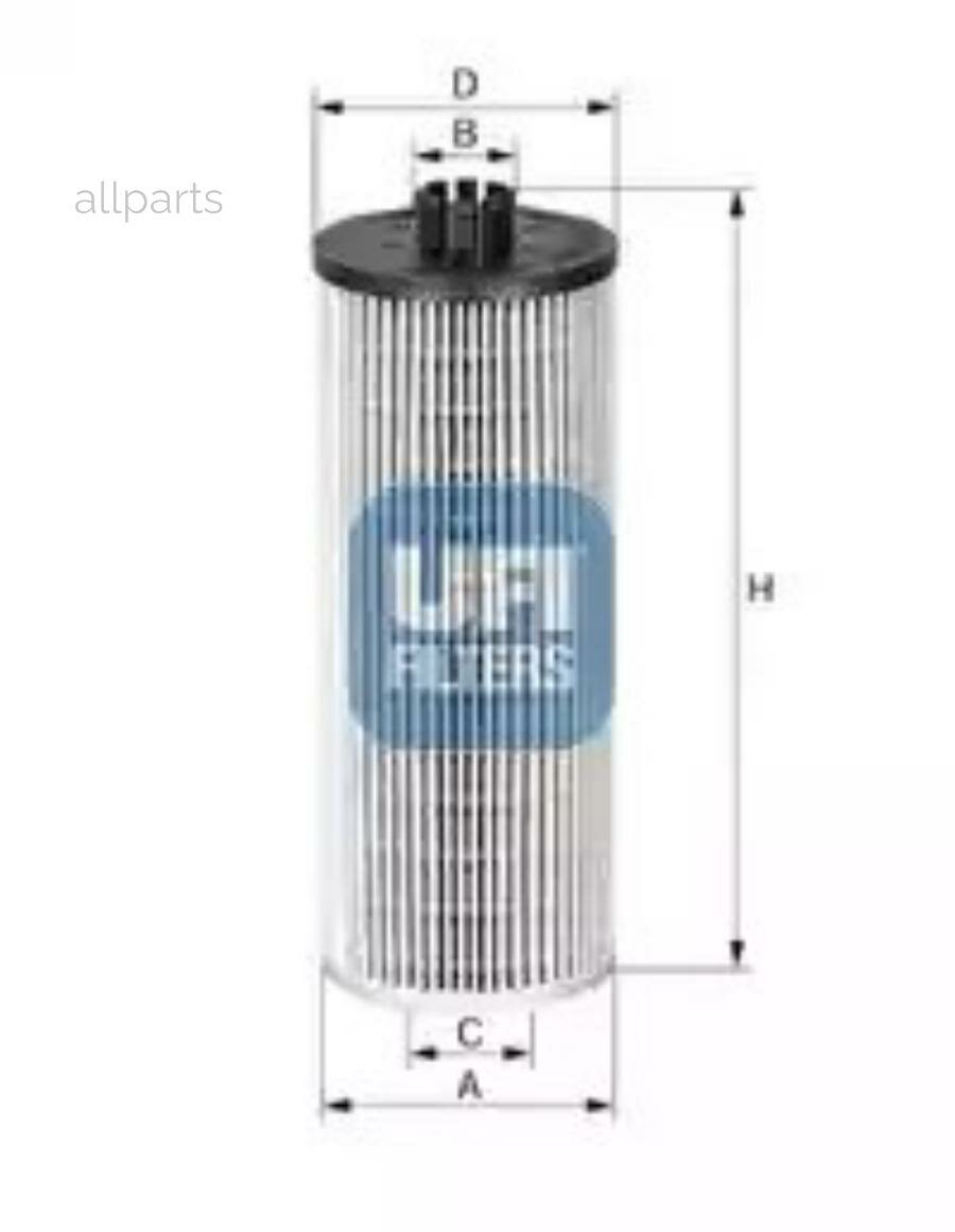 UFI 2518500 UFI Фильтр масляный 25.185.00