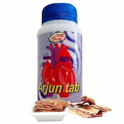 Арджуна Шри ганга, Arjuna tab Shri Ganga 200 таб - сердечный тоник