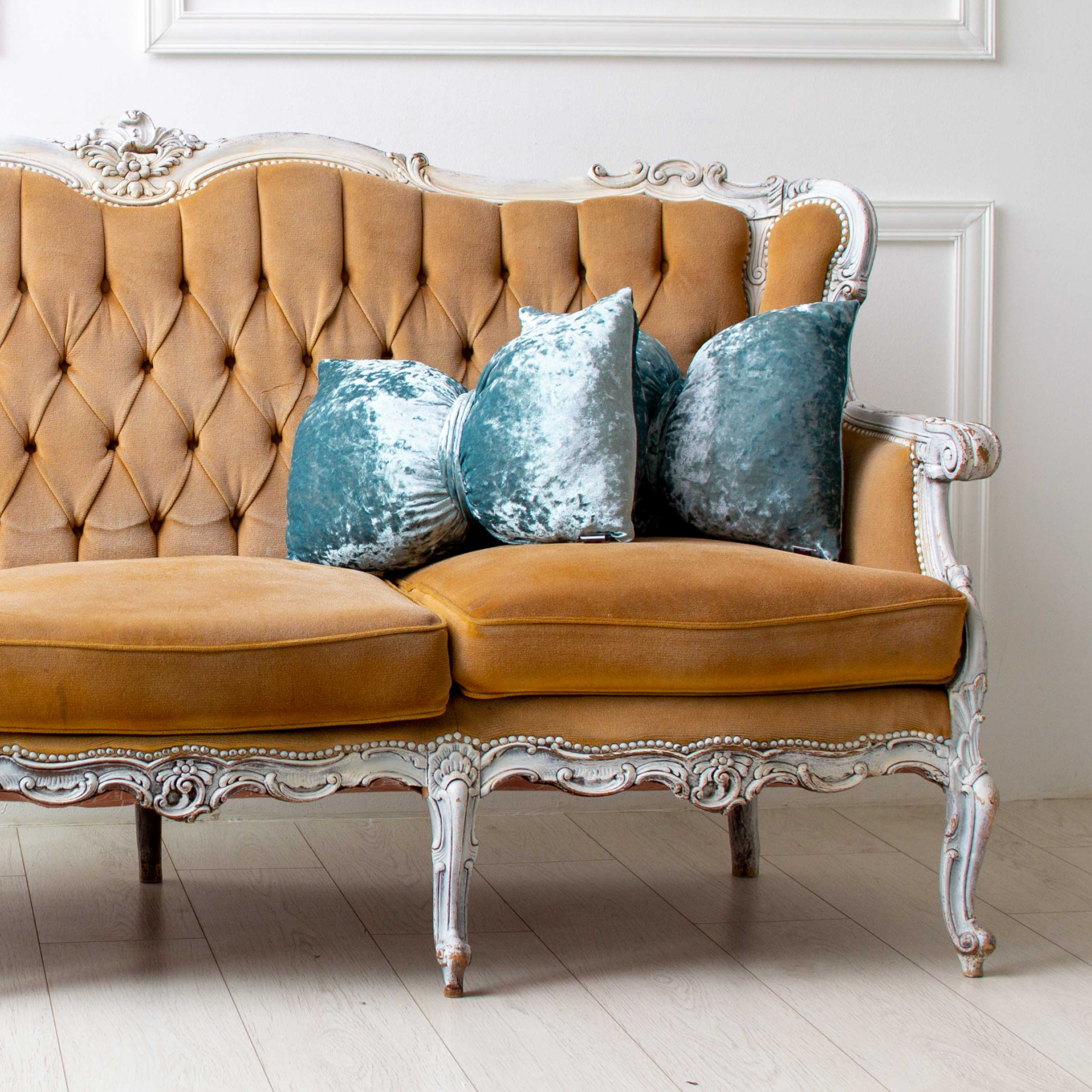 Подушка интерьерная Бант "2 в 1", бирюзовый бархат