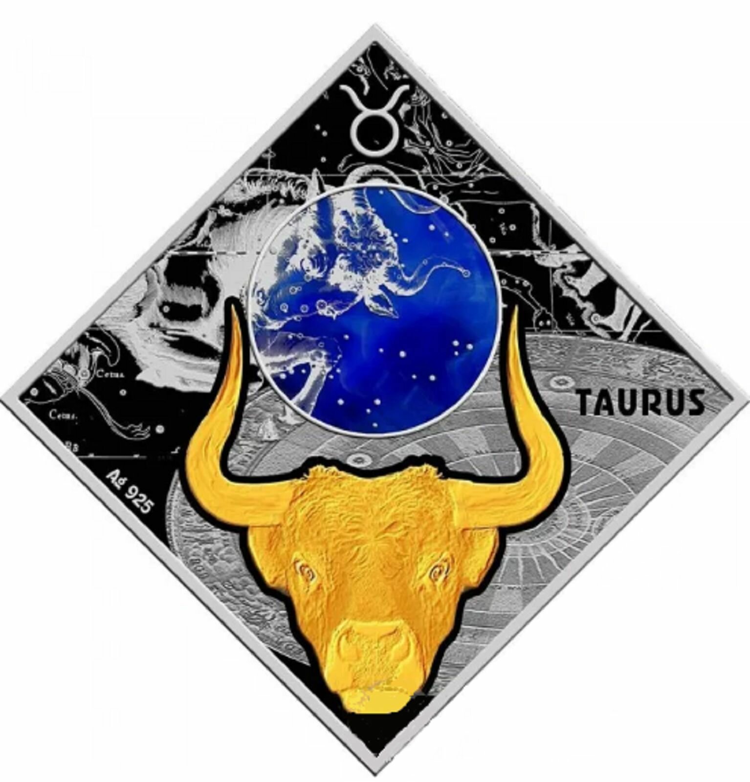 Телец 100 динар 2018 г Македония