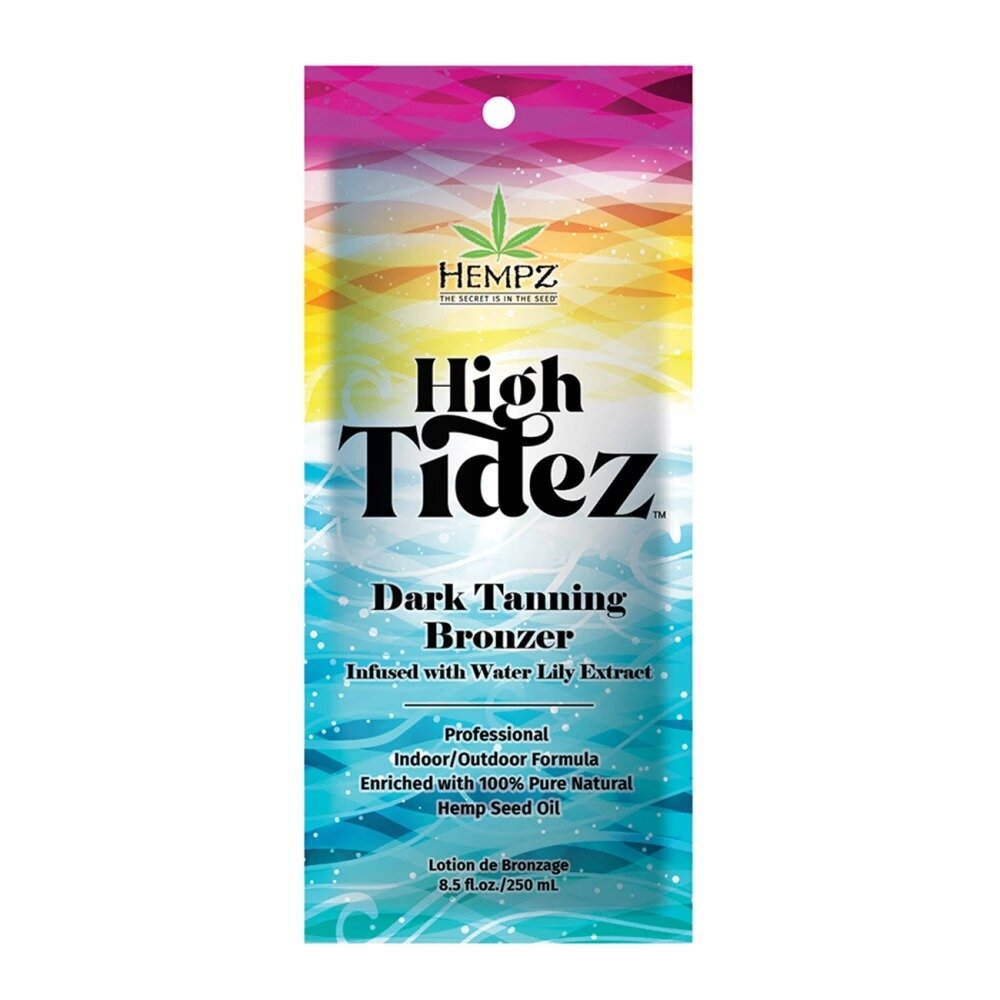 HEMPZ, Смягчающий лосьон-активатор с бронзирующим комплексом HIGH TIDEZ, 15 мл