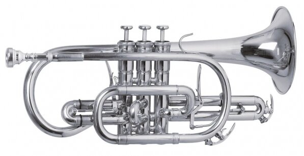 ROY BENSON CR-302S - Корнет с тригером покрытая серебром