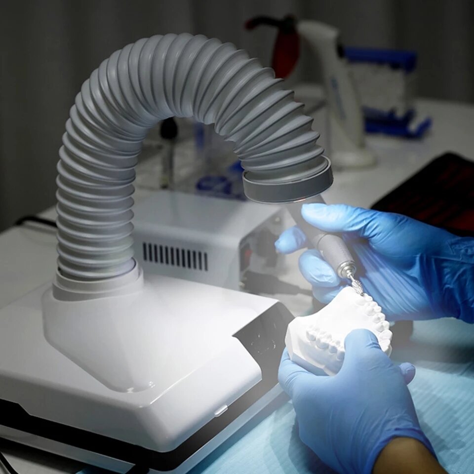 Пылесос зуботехнический шлифовальный Новейшая многофункциональная канистра с инновационной всасывающей турбиной от Incidental