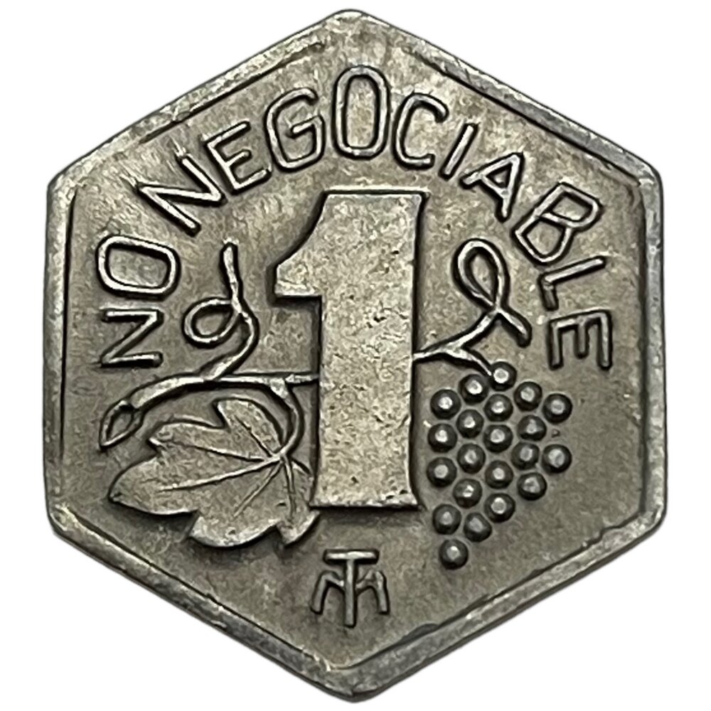 Аргентина, поместье Хуана Палаццини 1 сентаво 1920-1930 гг. (Зарплатный токен)