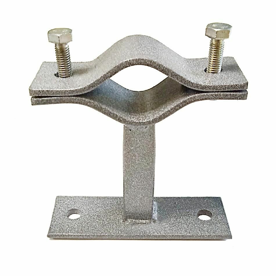 Кронштейн для мачты, вынос 10 см серый sat